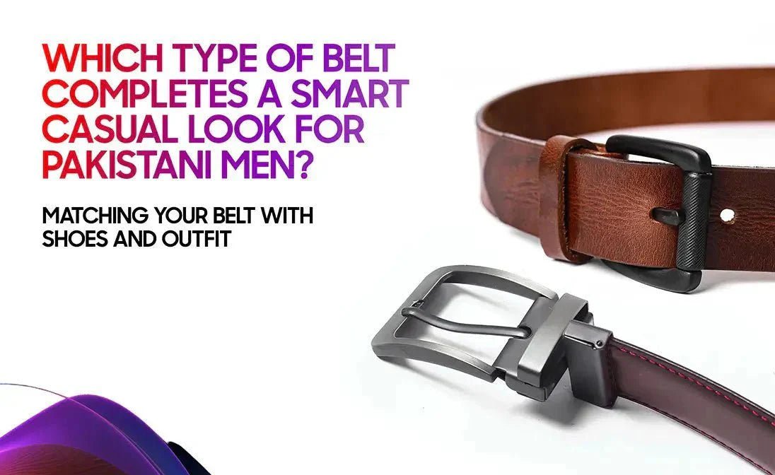 Which Type of Belt Completes a Smart Casual Look for Pakistani Men ...
